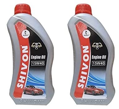 SHIVON Engine Oil 15W40 Car Engine Oil, For Automobiles(PACK OF 2 ...