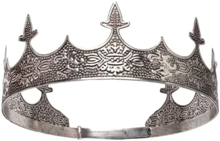 Amazon.com : Generic King Crowns Metal Hair Band for Men Gold Crowns ...