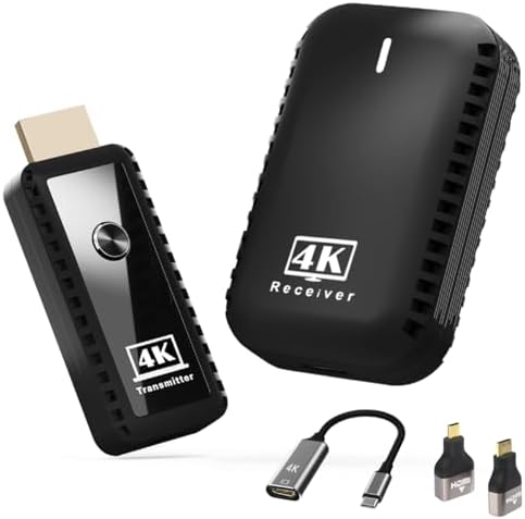 Amazon.com: Wireless HDMI Transmitter and Receiver 100ft/30m,4K Decode ...