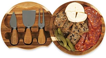 Amazon.com: TOSCANA - a Picnic Time brand Circo Cheese Board and Knife ...