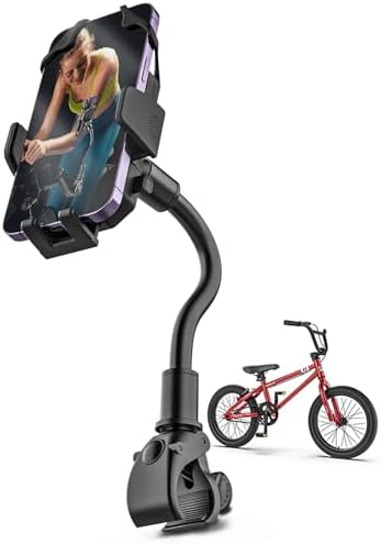Amazon.com: woleyi Gooseneck Phone Holder for Bike - Motorcycle Phone ...
