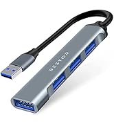BESTOR® 4-in-1 USB Hub, Portable USB Splitter with 4 Ports, Mini ...