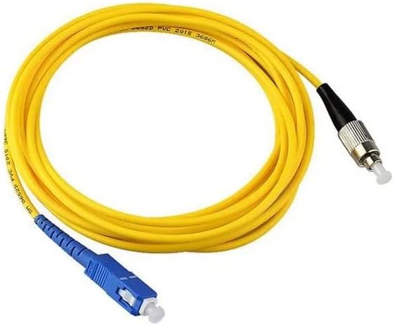 HANUTECH Singlemode SC to FC Optical Fiber Patch Cord 9/125um FC to SC ...