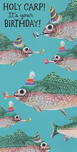 Amazon.com : Heartline Funny Fish Wearing Party Hats Happy Birthday ...