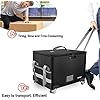 Amazon.com: ENGPOW Fireproof Document Box with Wheels, Collapsible File ...