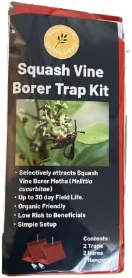 Amazon.com : Bailey's Squash Vine Borer Trap Kit, 2-Pack : Patio, Lawn ...