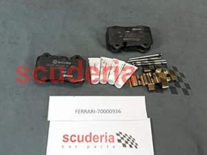 Amazon.com: Ferrari 70000936 Rear Pad Set with Spring Genuine OEM Part ...