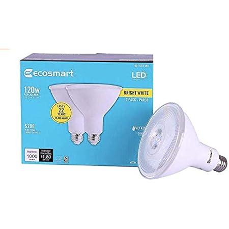 EcoSmart 120-Watt Equivalent PAR38 Dimmable Energy Star Flood LED Light ...