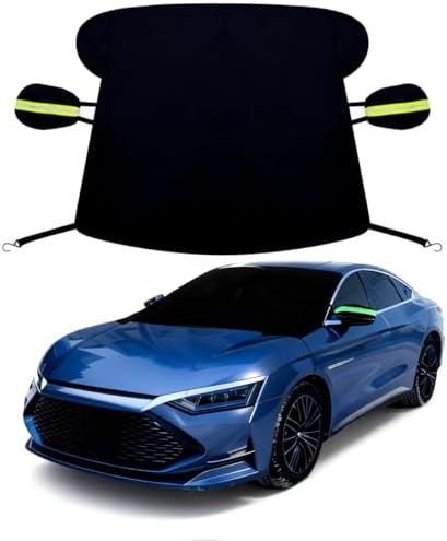 Amazon.com: Bamboolady Car Windshield Sun Shade,Two Sided Functional ...