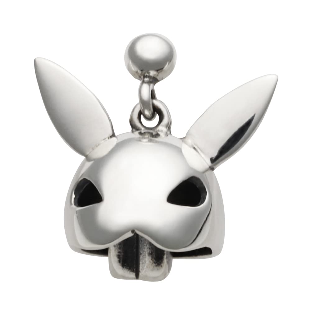 Amazon | [セノーテ]ラビット スカル ベル型ピアス【シルバー925 シルバーアクセサリー】e0638 | ピアス 通販