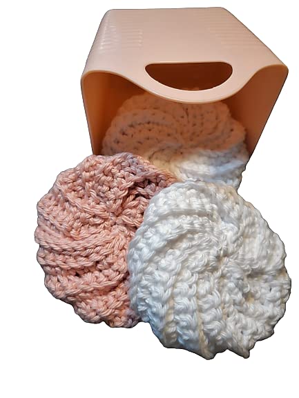 Amazon.com: Facial/Bath Scrubbies or Kitchen Scrubbies - Set of 3 with ...