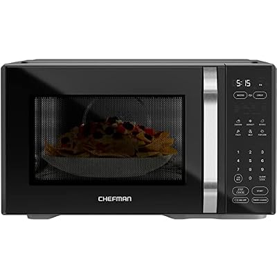 Chefman MicroCrisp Countertop Digital Microwave Oven, Unique "Cook ...