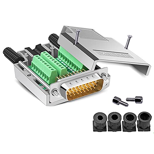 ANMBEST DB26 Breakout Connector, Solderfree Metal Shell RS232 - Want It All