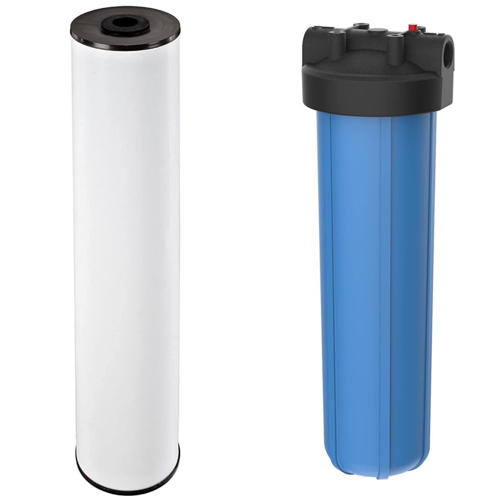Amazon.com: Pentair Pentek RFFE20-BB Big Blue Water Filter, 20-Inch, Whole House Radial Flow ...