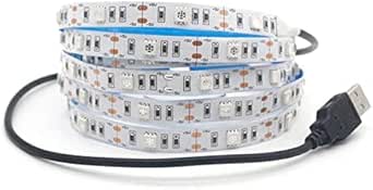 Amazon.com: Vrabocry LED Light Strip USB Powered 1m/3.28ft 5V 30 ...
