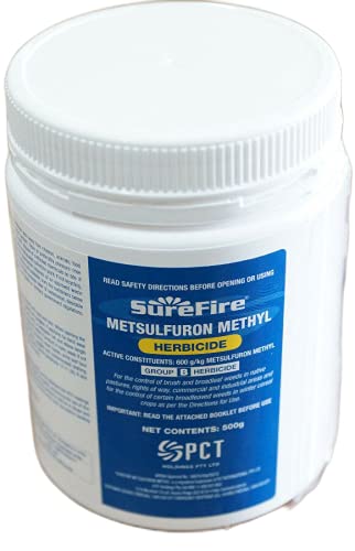 SureFire 600 WG Metsulfuron Methyl Herbicide Weed Killer 500 g : Amazon ...