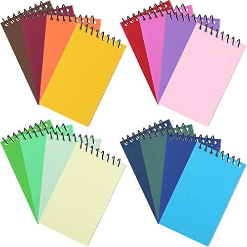 Amazon.com : Nuanchu Note Pads 3 x 5'' Spirals Notebook, 60 Sheets Mini ...