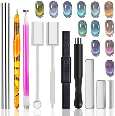Amazon.com: Vnjaoi Nail Magnet Set, Upgraded 5 in 1 Multi-Function Nail ...