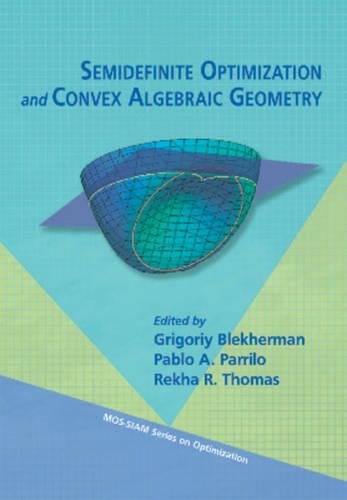 Semidefinite Optimization And Convex Algebraic Geometry 1991