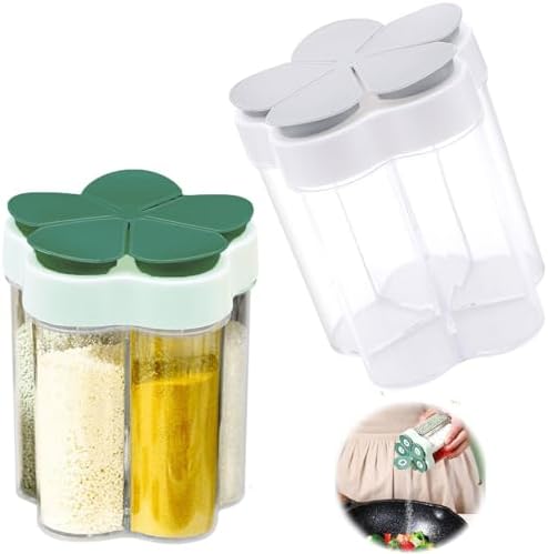 Amazon.com: FWUNYVN 2 Sets 5 Layers Clear Portable Travel Spice Jars ...