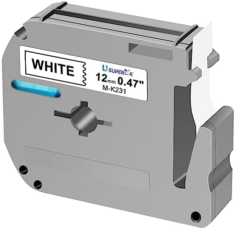 Amazon.com: USUPERINK Compatible for Brother P Touch M Tape M-K231 ...