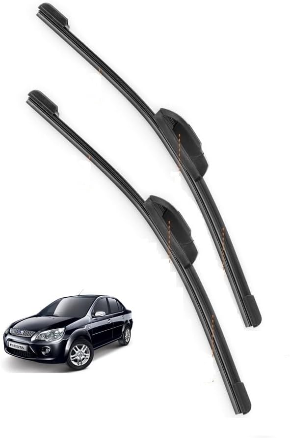 Windshield Frameless Car Wiper Blades Ford Fiesta D-22",P-16" (2 Pieces ...