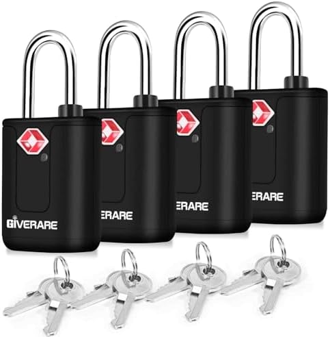 2 Pack TSA Approved Travel Luggage Locks, Cable Combination Lock Alloy ...