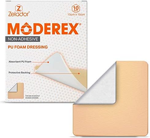 PU Foam Dressing (Moderex Non Adhesive) for Heavily exuding Wounds ...