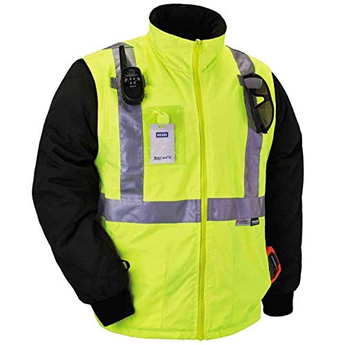 Ergodyne Standard High Visibility Reflective Parka Set, Includes Outer ...