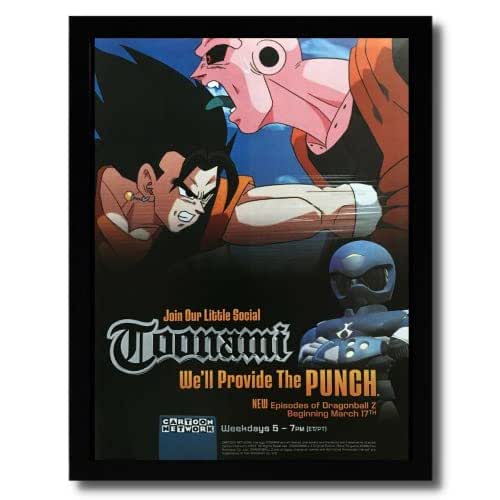 Amazon.com: 2003 TOONAMI Dragon Ball Z Framed Print Ad/Poster Official ...