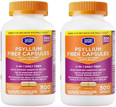 Amazon.com: berkley jensen Daily Psyllium Husk Supplement, Natural ...