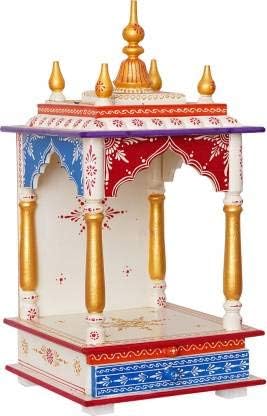 ANTIQUE RUSTIC Wooden Temple | Home Temple | Pooja Mandir | Pooja ...