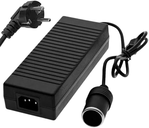 Spannungswandler 230v auf 12v, 180W 15A KFZ Netzadapter, 12v Netzteil Adapter Zigarettenanzünder ...