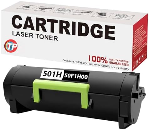 Lexmark 501H (50F1H00) High Yield Black Toner Cartridge for MS310 ...
