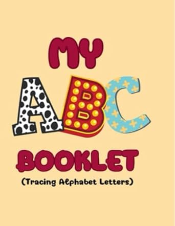 My ABC Booklet: Tracing Alphabet letters: Titus, A M: 9798321583722 ...
