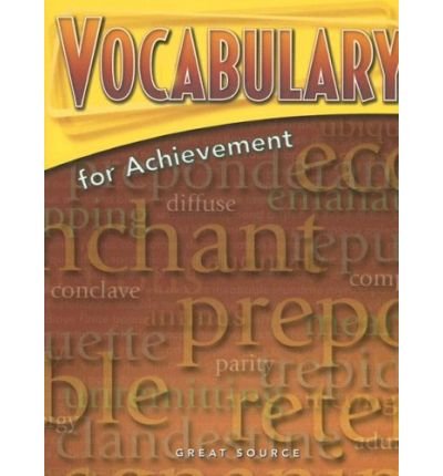 Amazon.com: Vocabulary for Achievement: 5th Course: 9780669464894 ...