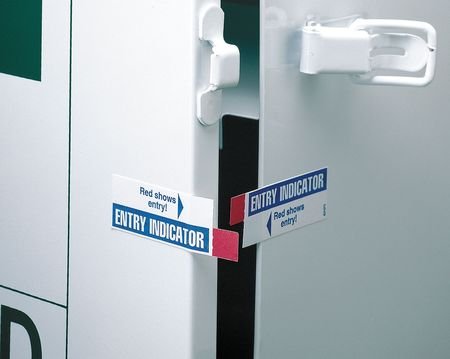 Entry Indicator Label, 3/4 in. H, PK80: Amazon.com: Industrial & Scientific