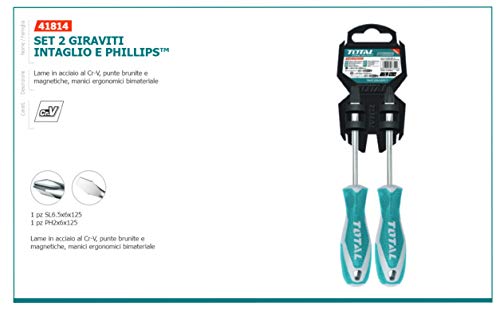 MR LIGHT TOTAL 2 Pieces Screwdriver Set -Chrome Vanadium (Cr-V) High ...