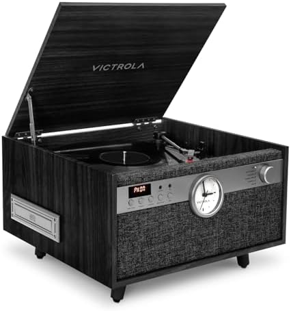Amazon.com: Victrola Century Signature+ – 6-in-1 Vinyl Record Player ...