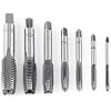 7pcs Metric Thread Tap Steel Threading Tapping Tool Thread Cutter Tool ...