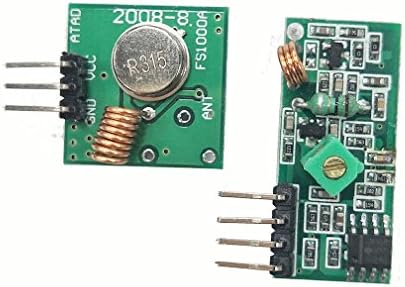 Amazon.com: HiLetgo 315Mhz RF Transmitter and Receiver Module link kit ...