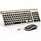 J JOYACCESS Wireless Keyboard and Mouse Combo, Stylish Compact Full ...