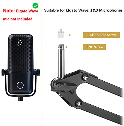 Snapklik.com : For Elgato Mic Boom Arm, Elgato Wave 3 Microphone Desk ...