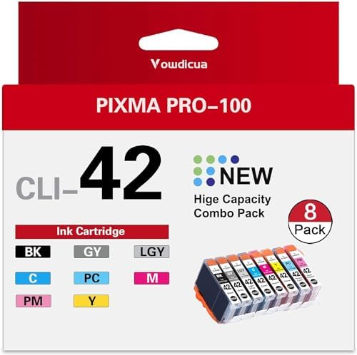 Amazon.com: CLI-42 Ink Cartridges 8-Pack High Capacity Compatible CLI ...