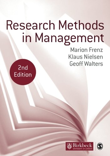 Research Methods Management: Frenz, Marion, Nielsen, Klaus, Walters ...