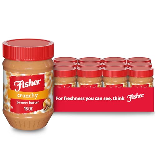 Snapklik.com : Fisher Snack Crunchy Peanut Butter, 18 Oz Jar