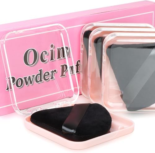 Amazon.com: Ocim 4 Pack Triangle Powder Puffs for Face Powder,Soft ...