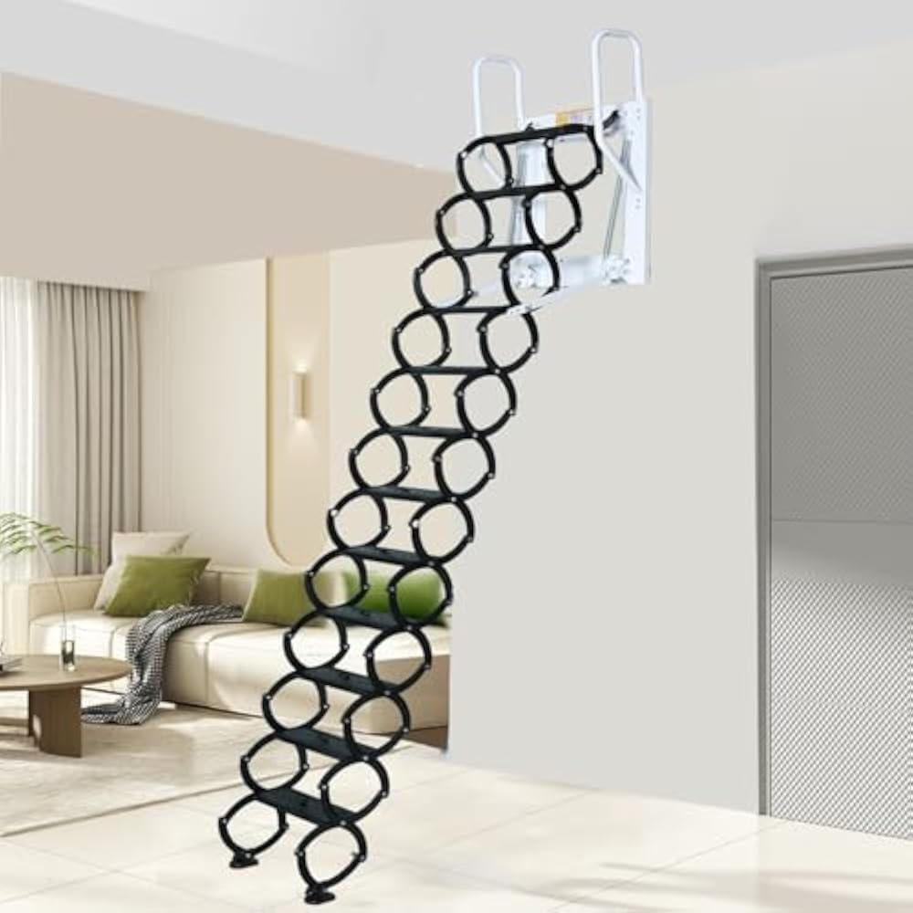 RUYSAGTW Wall Mounted Folding Stairs, Telescoping Attic India | Ubuy