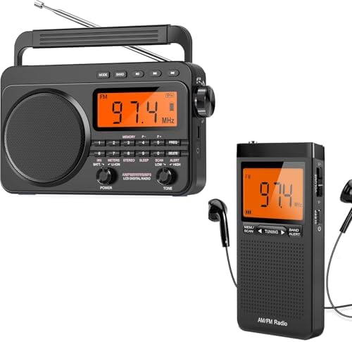 Amazon.com: NOAA Weather Alert Radio,Digital AM FM Shortwave Radio with ...
