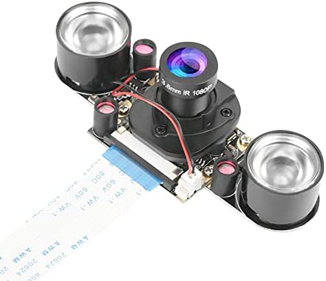 Dealikee for Raspberry Pi 4 Camera Day & Night Vision Camera Adjustable ...